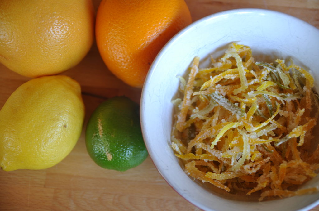 How to Make Candied Citrus Zest